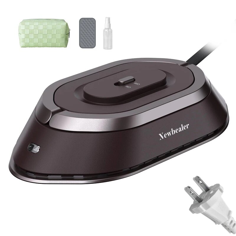 Мини утюг Newbealer, черный, US Plug