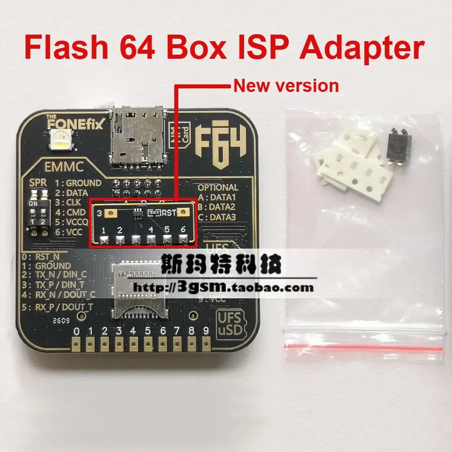 Z3x easy jtag Flash F64 ISP Adapter