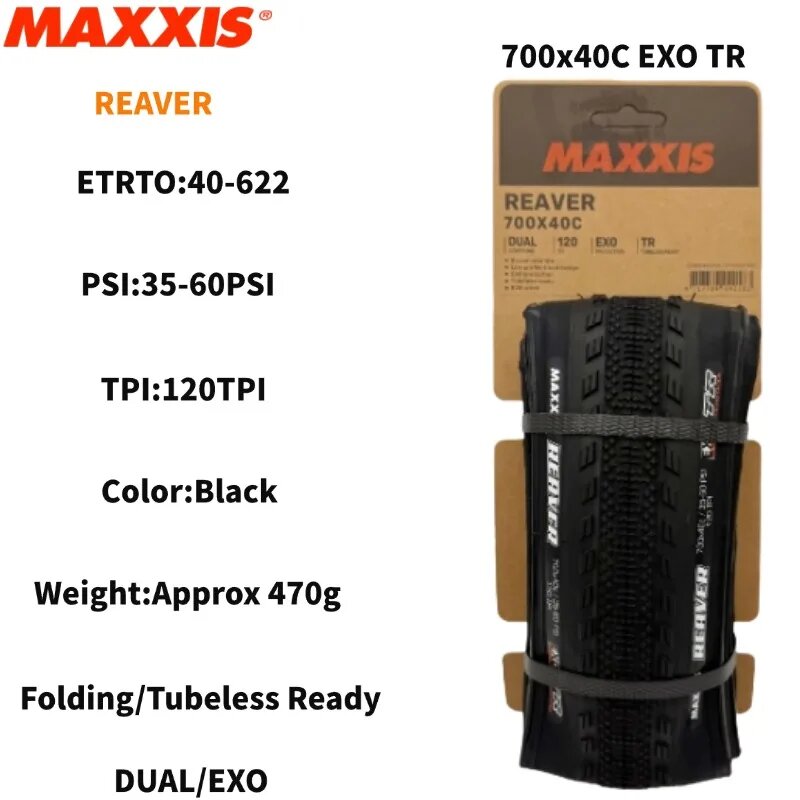Шины Maxxis Reaver Gravel Racing 700x40c 700x45c 700x40C EXO TR