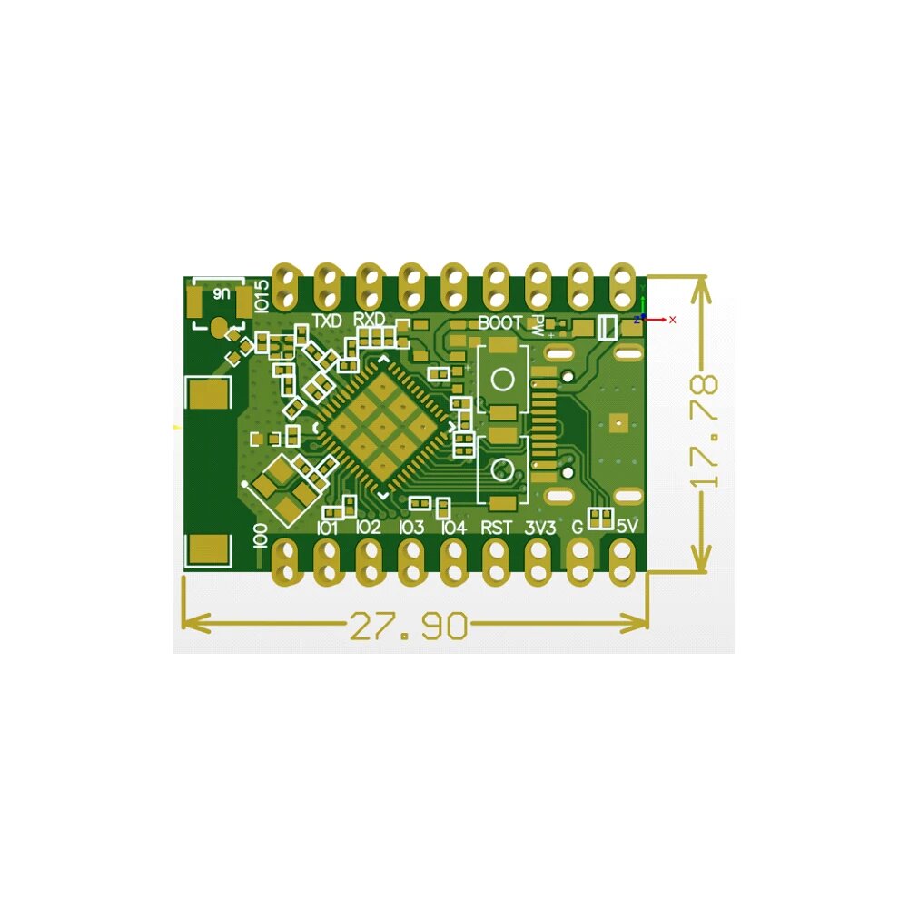 NiceMCU ESP32-C5-Mini Dev Board — фото 1