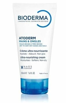 Bioderma Atoderm Восстанавливающий и успокаивающий крем для рук и ногтей Атодерм, 50 мл