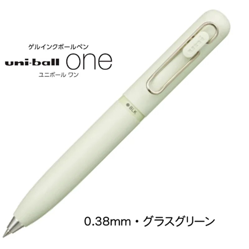 Гелевые ручки Uni-ball One Mini 3-цветные Бежевый, 0.38 Glass Green