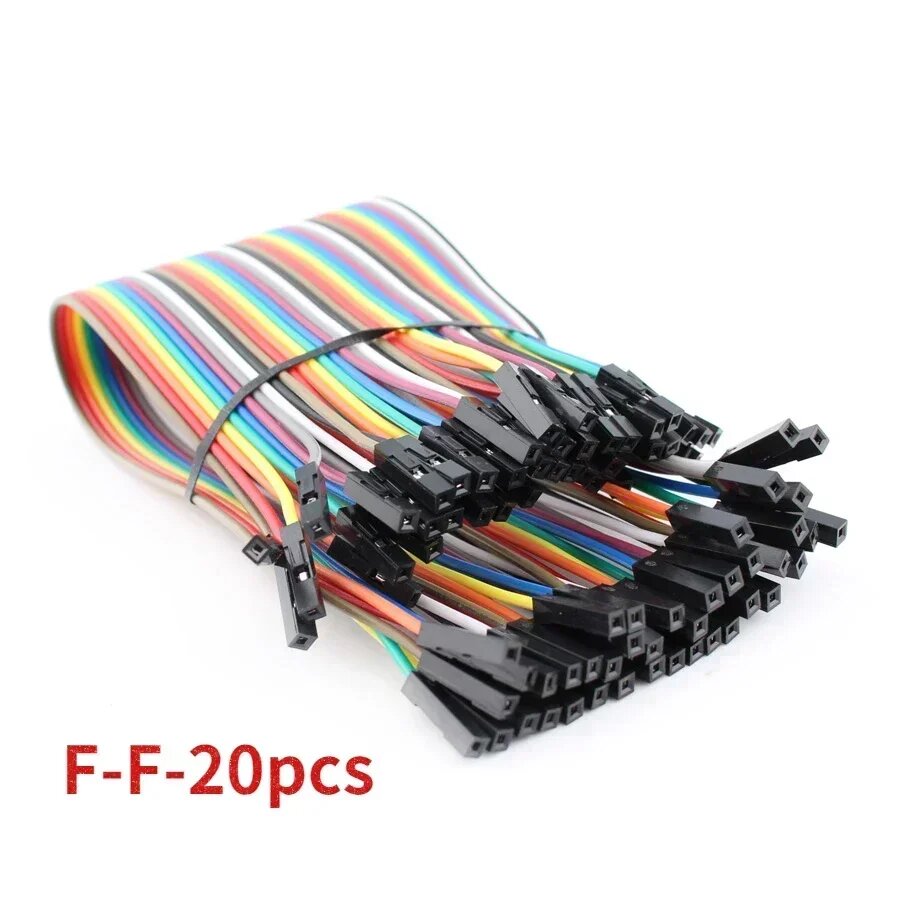 Кабель Dupont F-F 20pin, 20 шт.