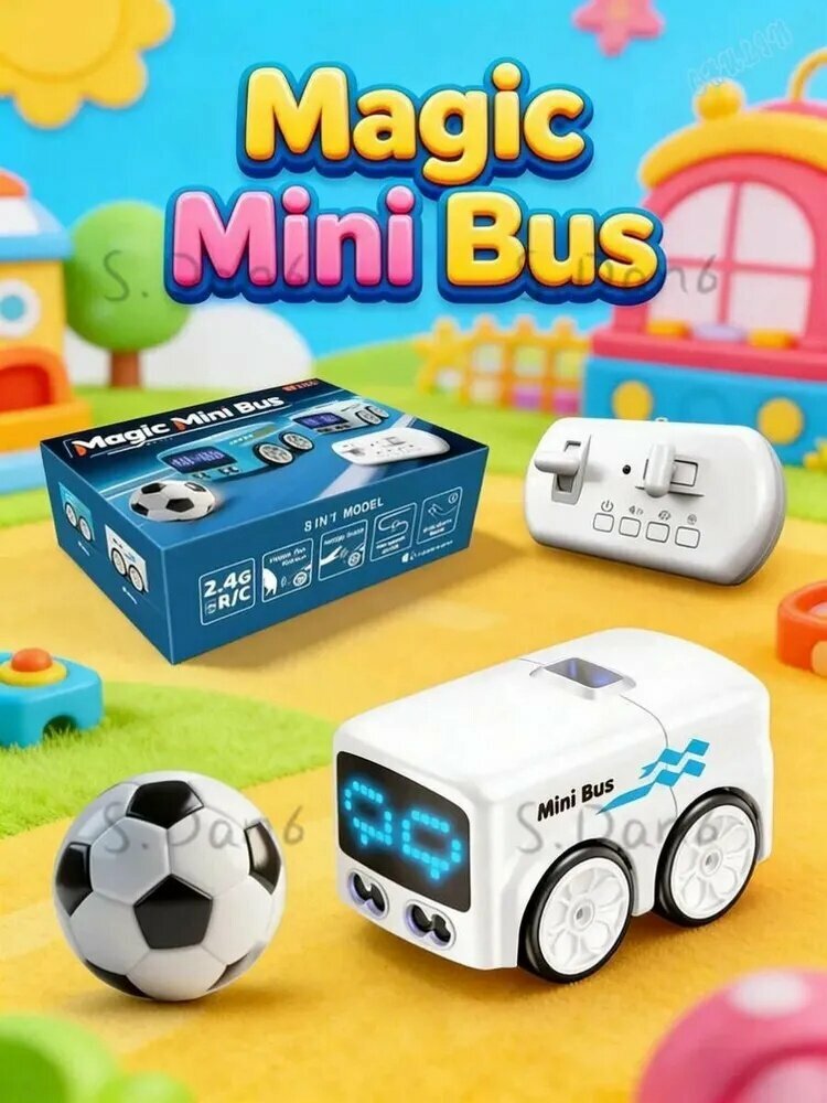 Умная интерактивная машинка с дистанционным управлением magic mini bus