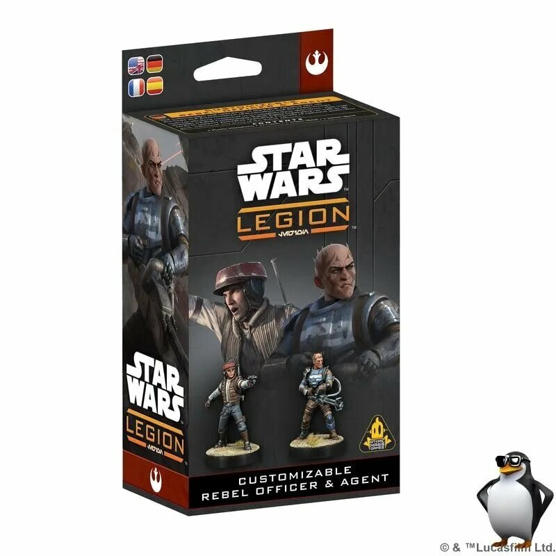 Легион Звездных Войн SKU: SWQ13- Customizable Rebel Officer & Agent