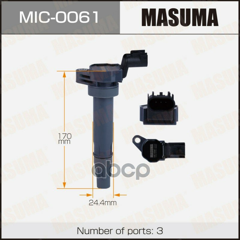 Катушка зажигания CHEVROLET SPARK, DAEWOO MATIZ 10- Masuma арт. MIC-0061