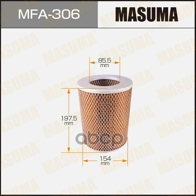Фильтр воздушный TOYOTA Masuma арт. MFA-306