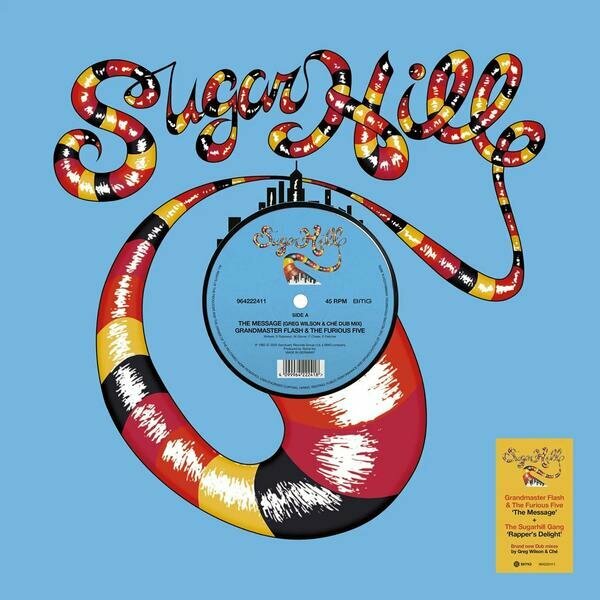 Виниловая пластинка FLASH GRANDMASTER - MESSAGE/ RAPPER'S DELIGHT (45 RPM, SINGLE, COLOURED)