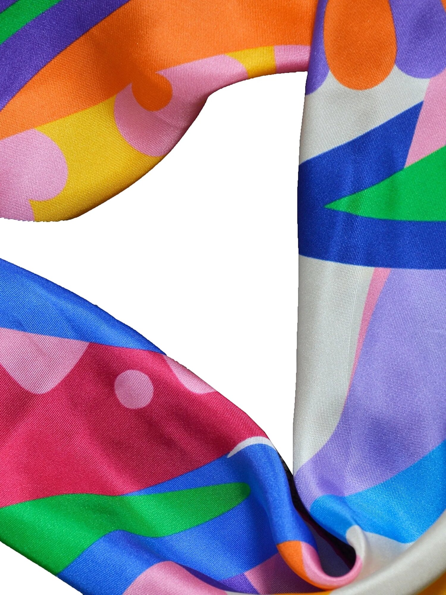 Шарф ETRO Abstract-print scarf для девочек, blue — фото 1