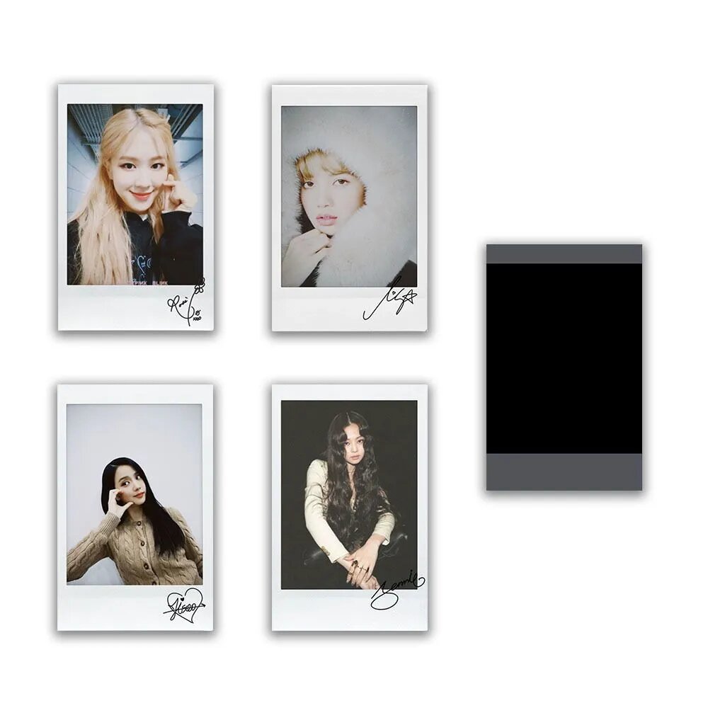 Карточки BLACKPINK BP ROSE JENNIE BLINK Коллекционная карточка карты 54 * 86 мм 4 шт