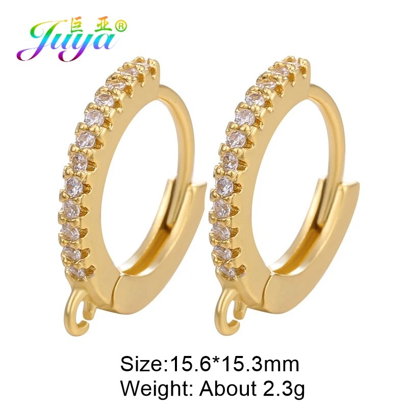 Швензы Juya для сережек 1 Pair-2 Pieces, Gold