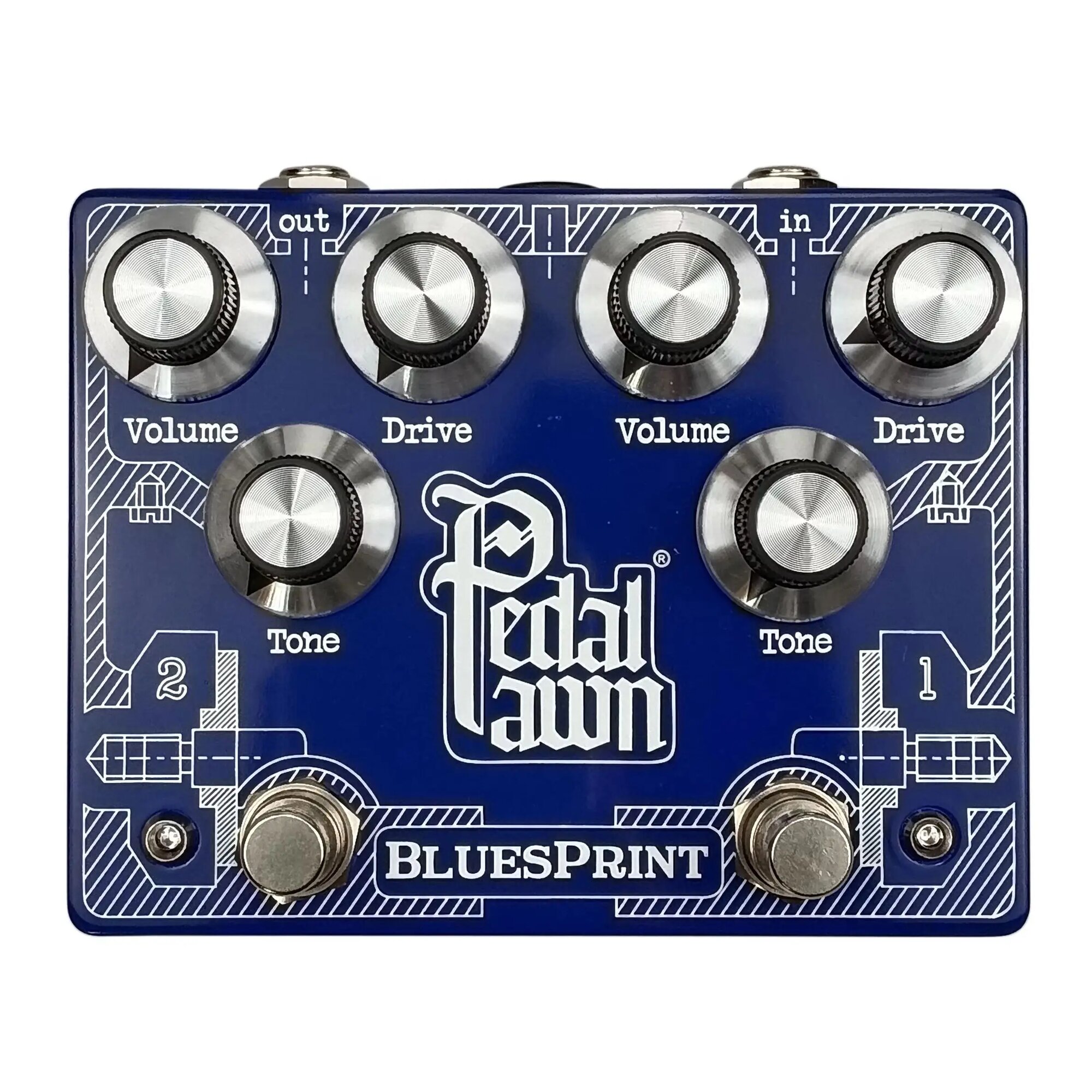ZVEX Xiao 1:1 Bluesprint Overdrive Distortion Guitar Pedal