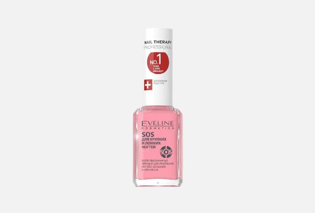 Eveline SOS Nail Therapy Средство для хрупких и ломких ногтей с кальцием 12 мл