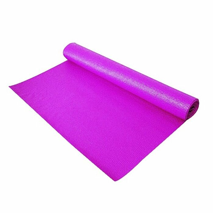 Коврик для йоги YM02002 (173х61х0,3 см) малиновый NC sports