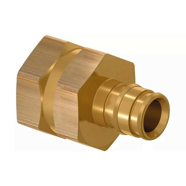 Штуцер Q&E 20x3/4' вр, rp dr-латунь