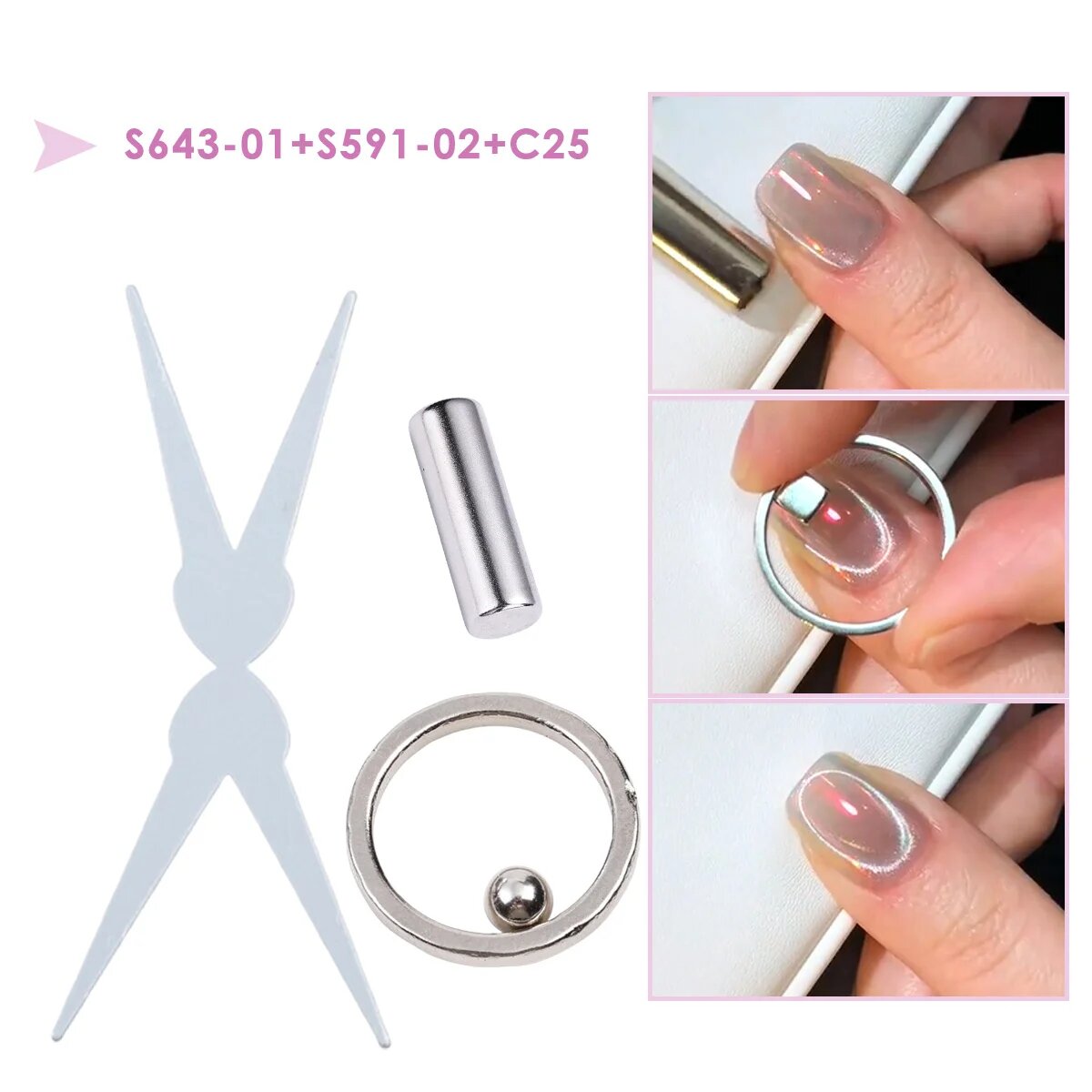 Набор магнитов для ногтей Sweet Trend S643-01 S591-02 C25