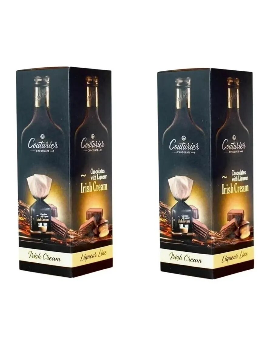 Шоколадный кутюрье Шоколадные конфеты Liqueur Line Irish Cream, 105 г, 2 уп