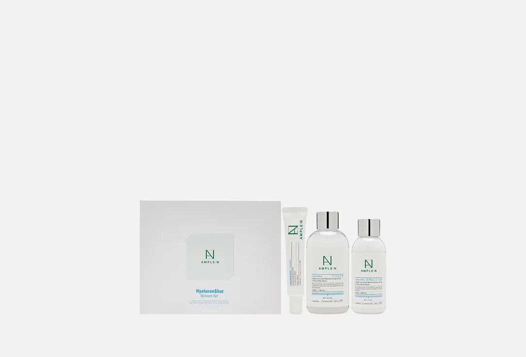 AMPLE: N Hyaluronic Set Набор для ухода за кожей лица 3шт