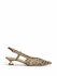 Туфли The Seller Woven slingback pumps, размер 39, разноцветный