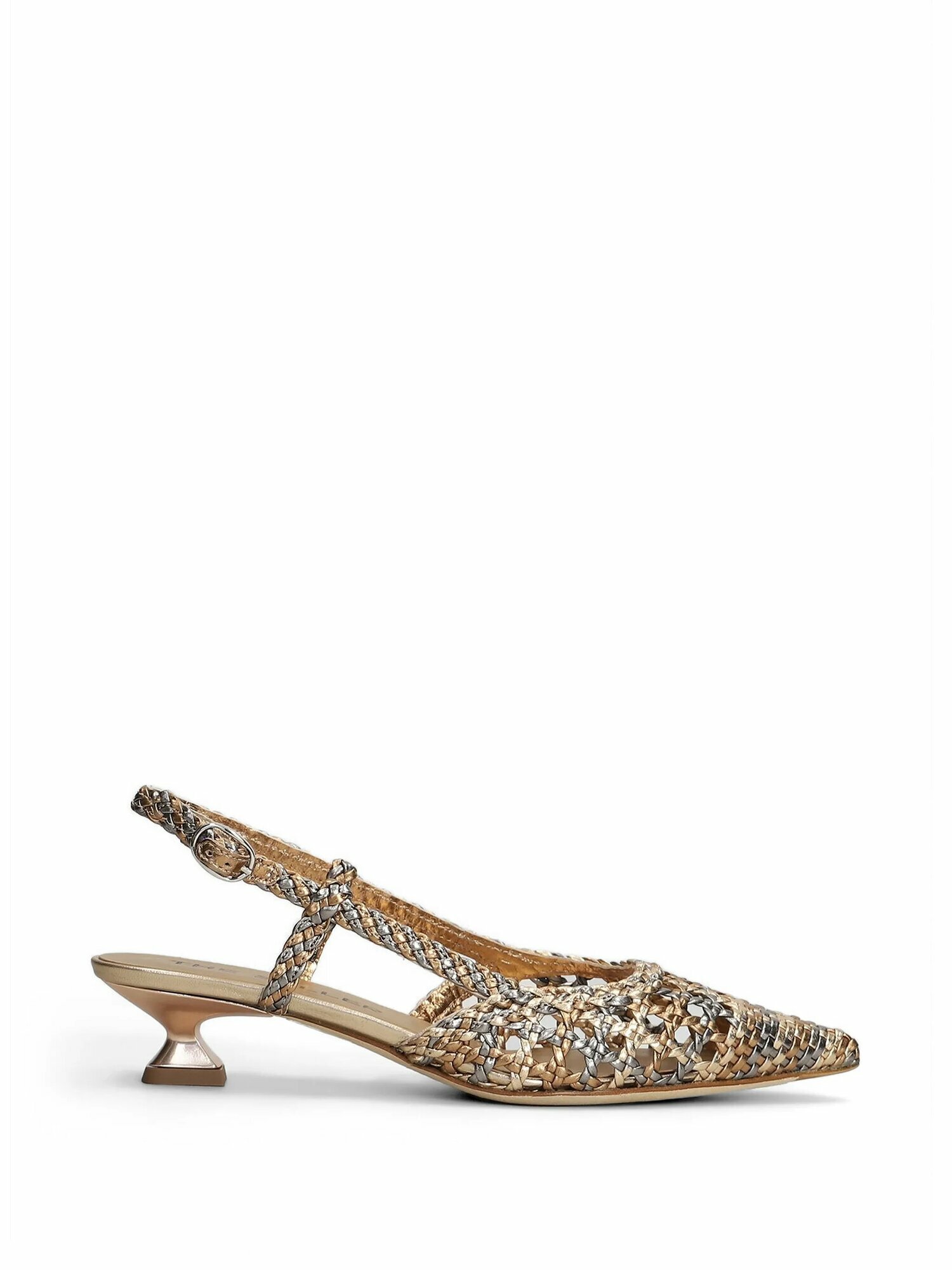 Туфли Woven slingback pumps 
