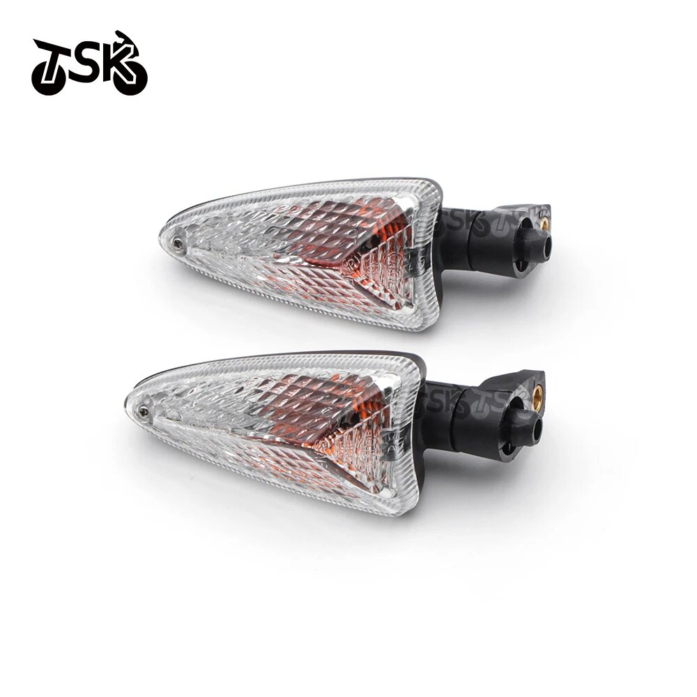 Мото поворотники TSK, Clear, no wire bulb