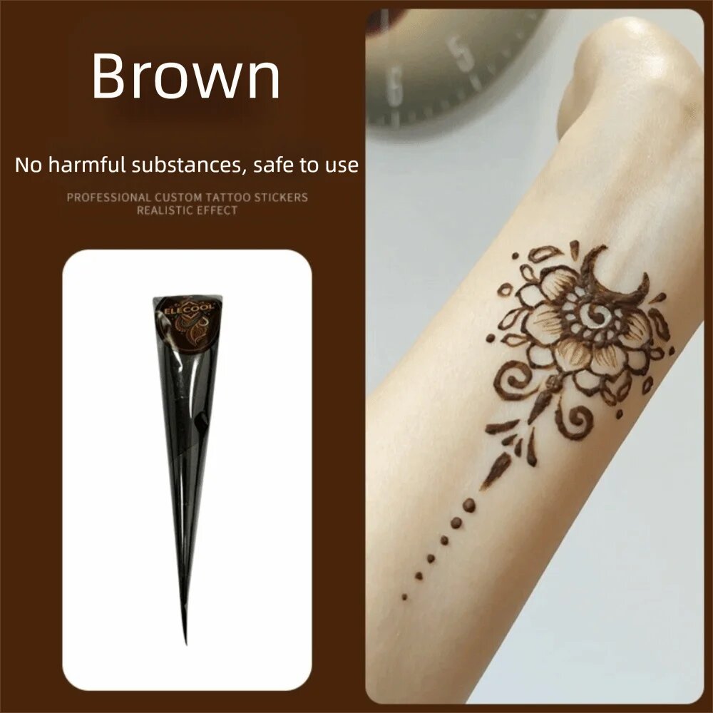Хенна крем для тела черный коричневый Brown