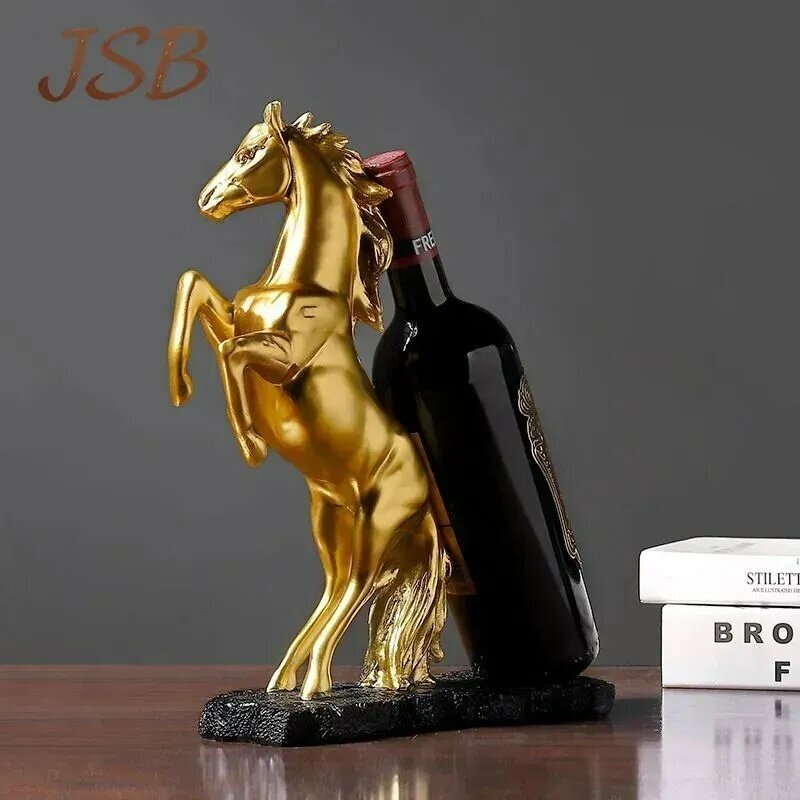 Винный стеллаж Gold War Horse - элегантный обеденный стол и интерьер