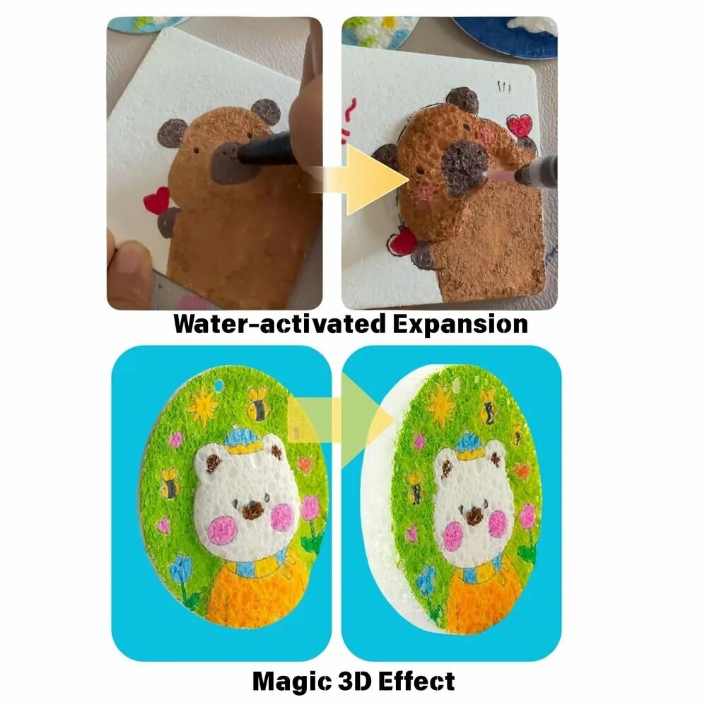Текстурная Бумага Magic Foam, Целлюлозная Бумага Для Рисования С Текстурой Foam, товары для творчества детей
