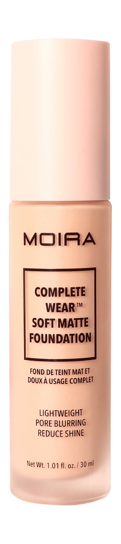 MOIRA Тональный крем Moira Complete Wear Soft Matte Foundation, 30 мл, 200 Светлый