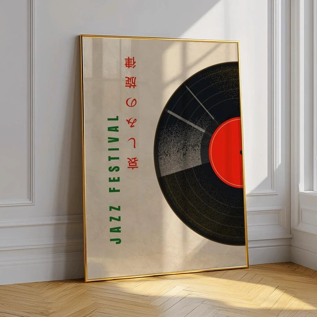 Постер на стену Jazz Festival, 40x60см, VA1064-B