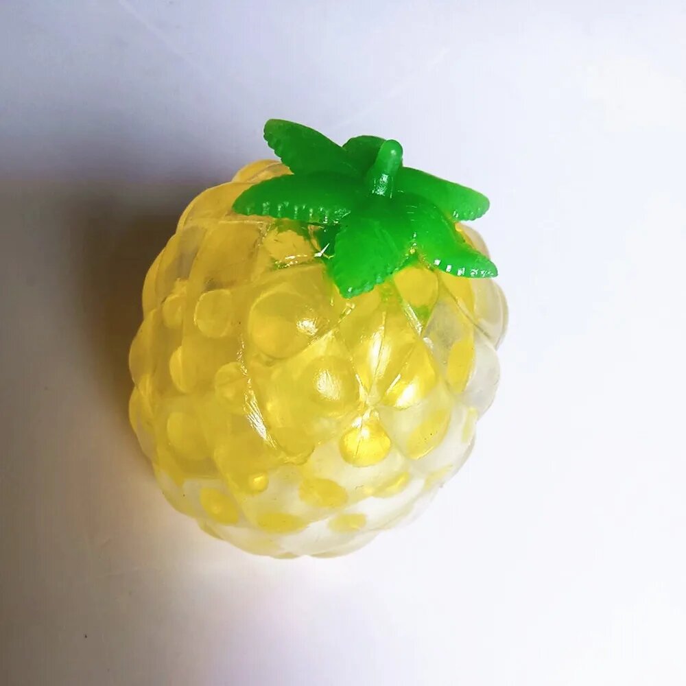 Фруктовые антистрессовые мячики TPR 6 см 1 шт. Pineapple