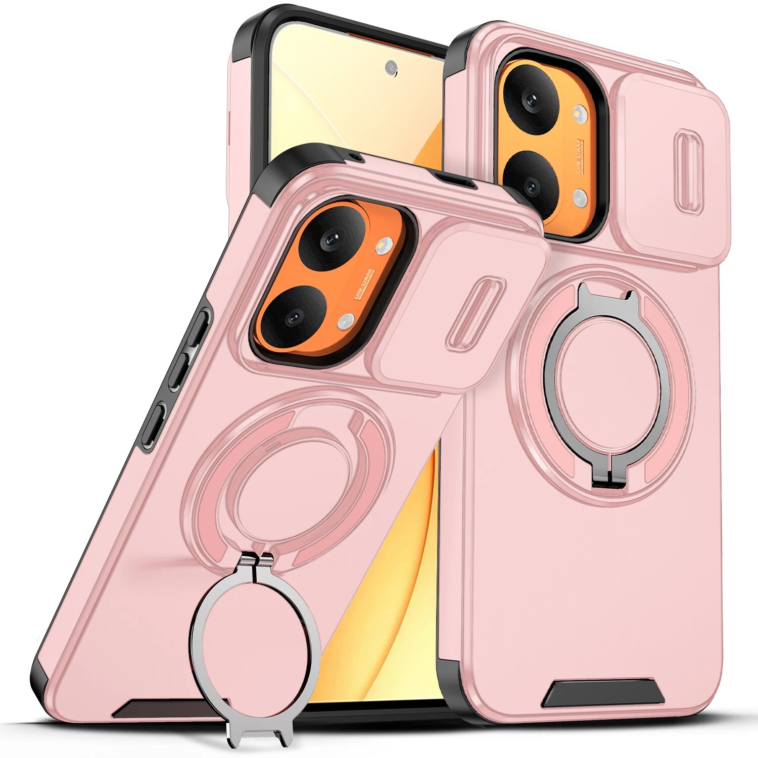 Защитный Чехол-слайдер Для Xiaomi Poco X8 Pro/Max С Защитой Камеры, Poco X8 Pro, LK Rose Gold