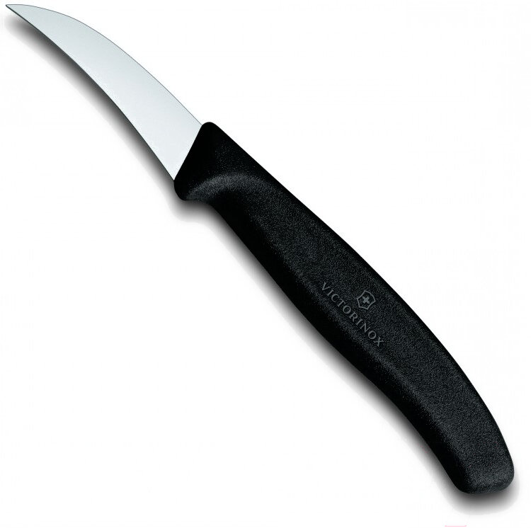 Нож кухонный Victorinox Swiss Classic (6.7503) стальной для чистки овощей и фруктов лезв.60мм прямая заточка черный