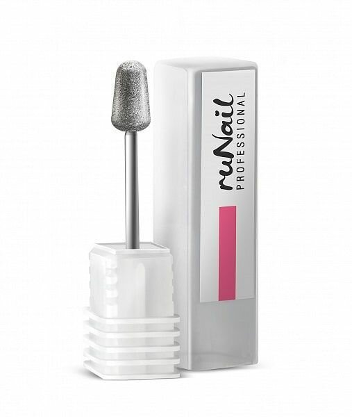 Runail Фреза алмазная, диам: 8,1*14 мм, крупная насечка №1611