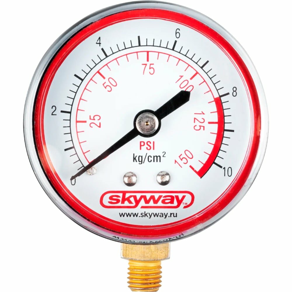 Манометр для компрессора торнадо SKYWAY S07701007