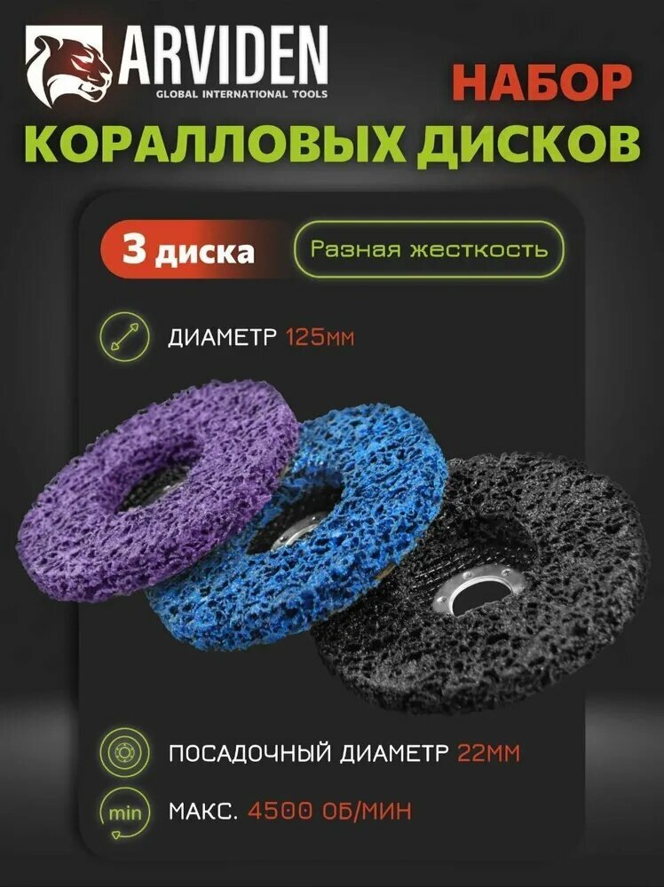 Круг шлифовальный 125 x 20