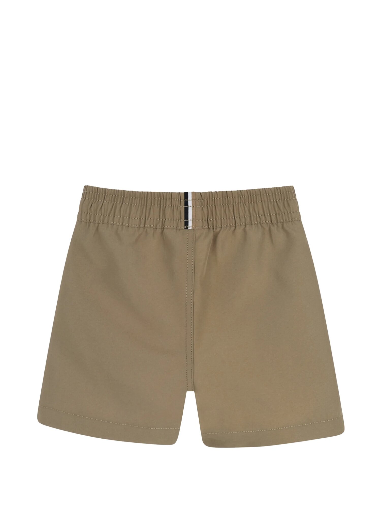 Шорты для плавания BOSS Logo-print drawstring swim shorts, размер 2 года, коричневый — фото 1