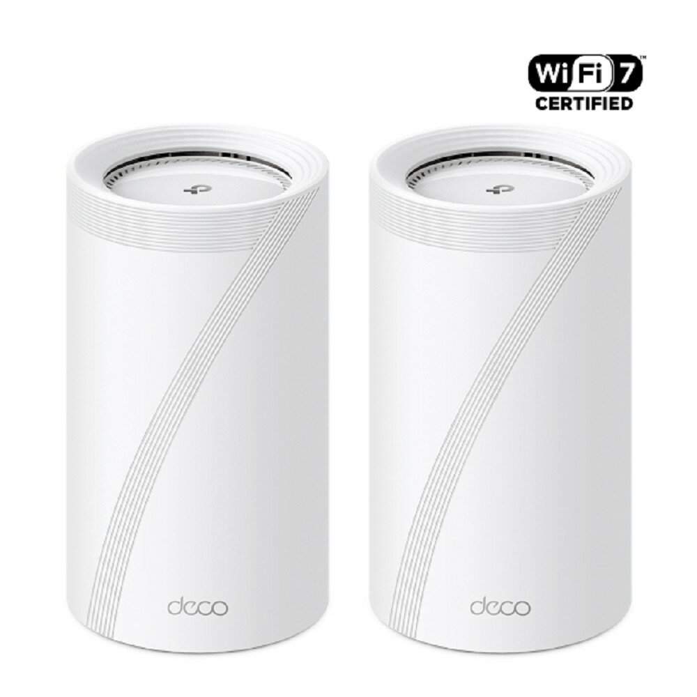 Mesh-система TP-Link Deco BE85 2 модуля, трехдиапазонная BE19000, Wi-Fi 7, 10Gb + 10Gb SFP+, 2x2.5Gb, USB 3.0