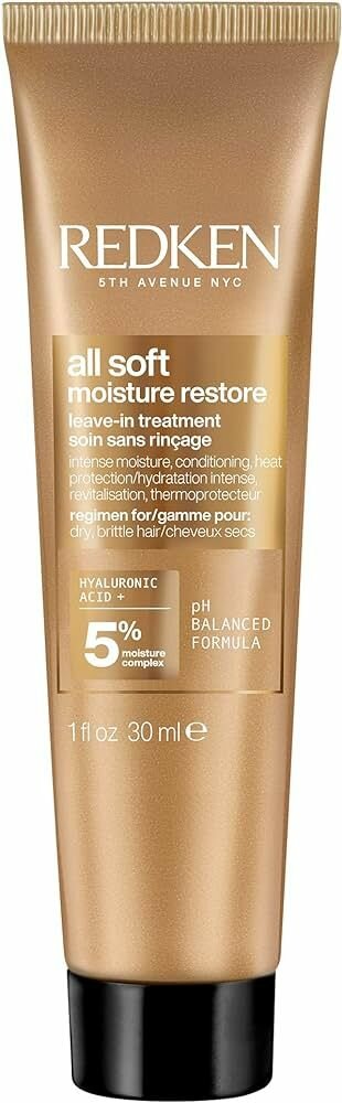Redken ALL SOFT Moisture Dose Leave-In сыворотка для питания И смягчения волос 150мл