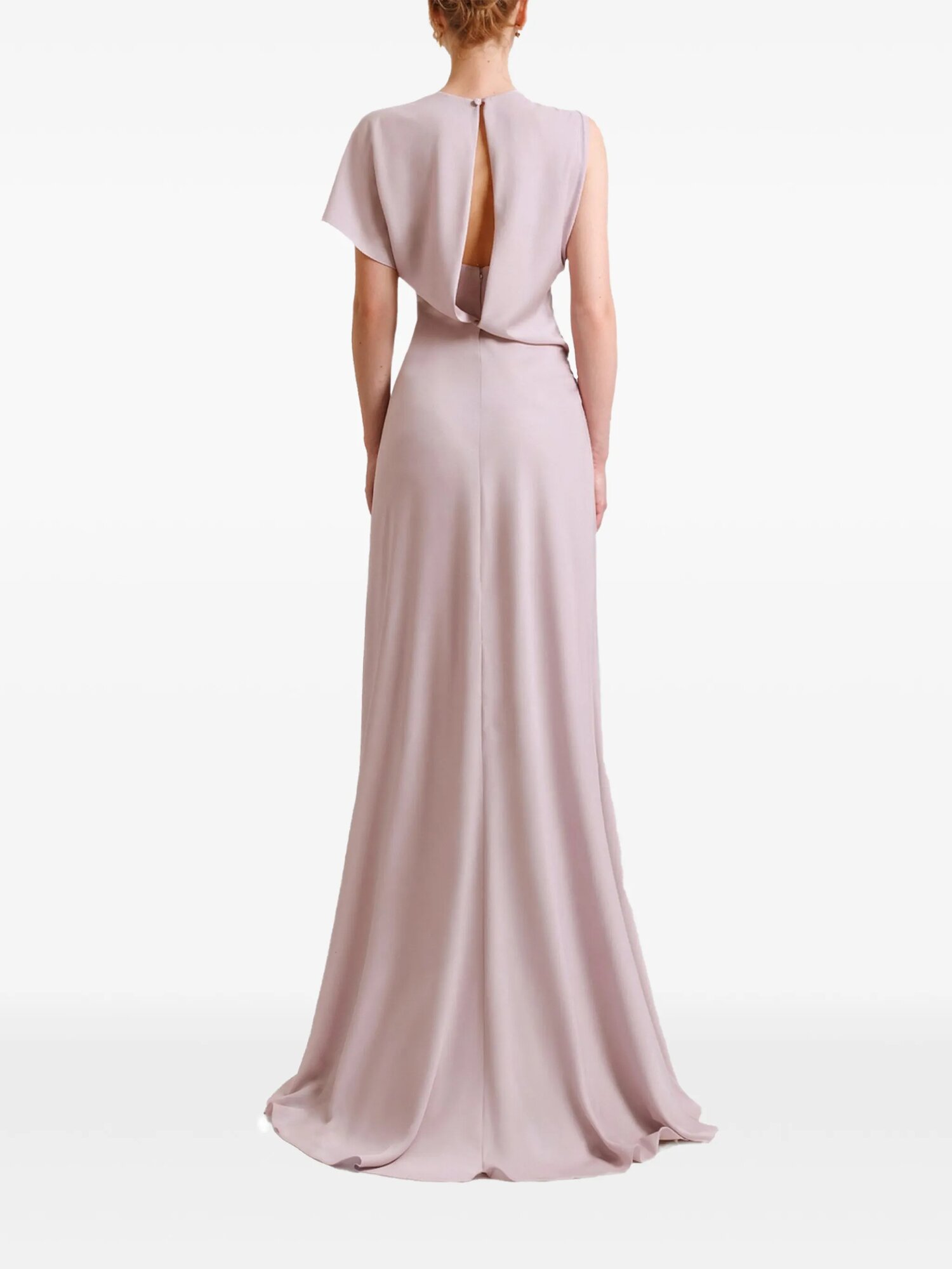 Платье Gemy Maalouf Draped cut-out dress, размер 8, коралловый/розовый — фото 1