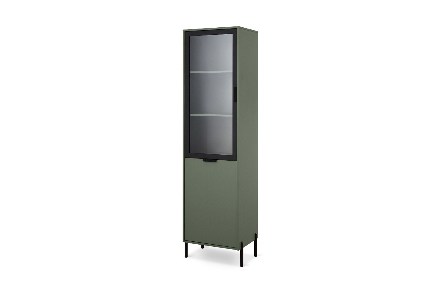 Шкаф PALOMA REG1W1D, дымчатый зелёный