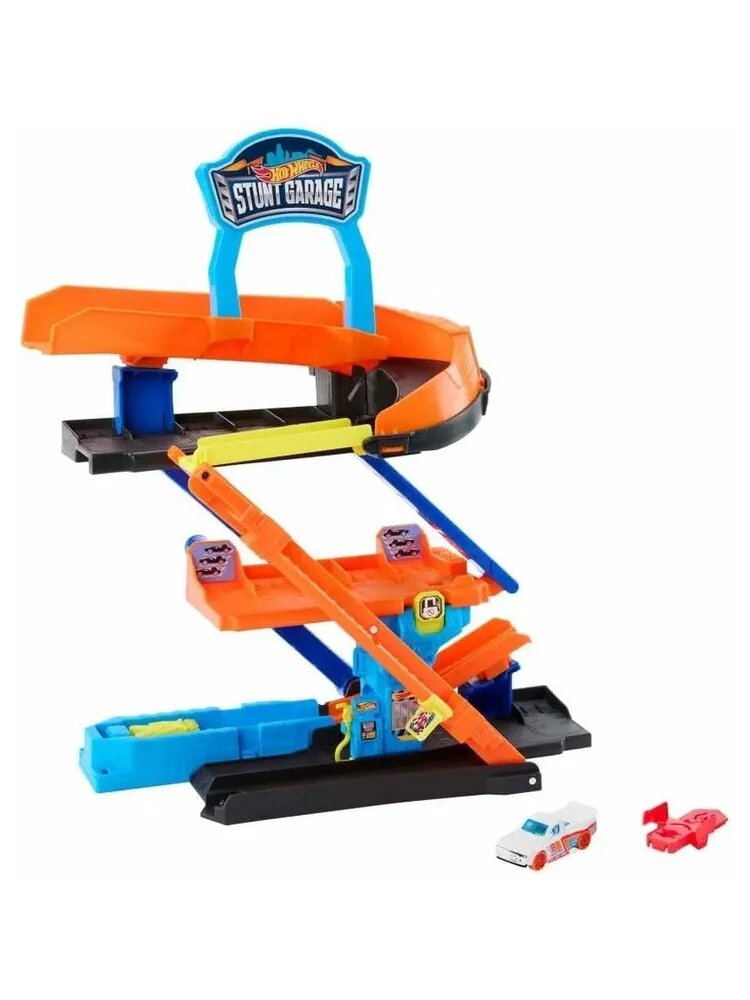 HW City Stunt Garage Игрушечный трек