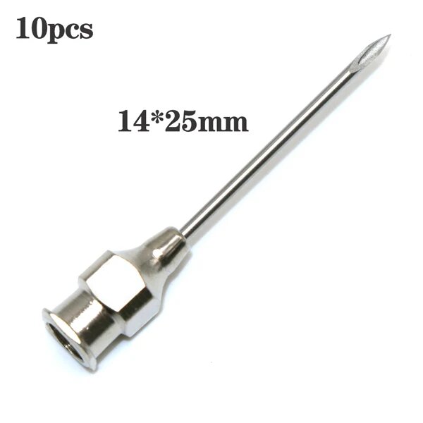 Шприцы для животных из нержавеющей стали Number 14 14 25mm
