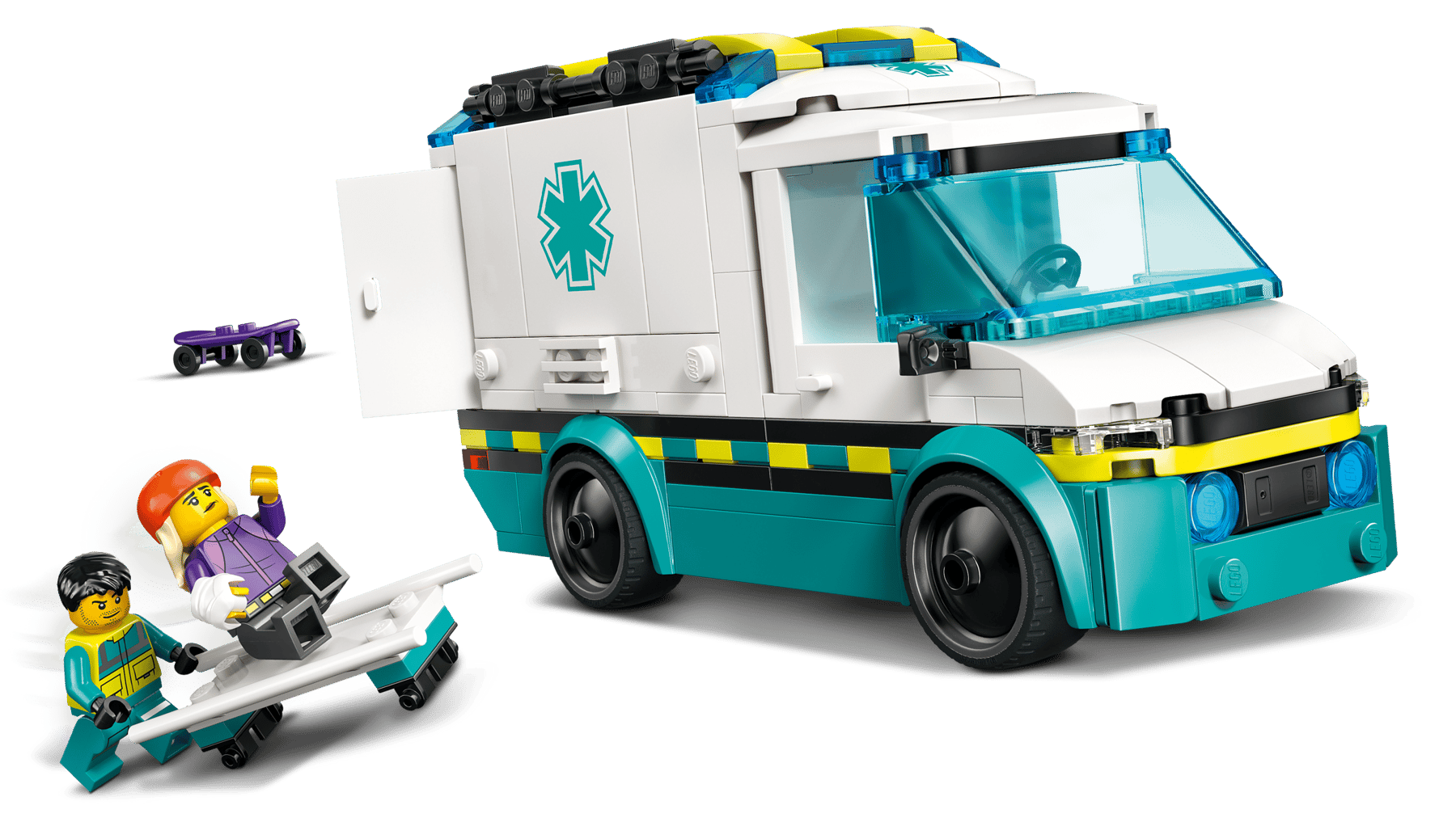 Конструктор LEGO City Emergency Ambulance 60451 Скорая помощь, 184 дет. — фото 1