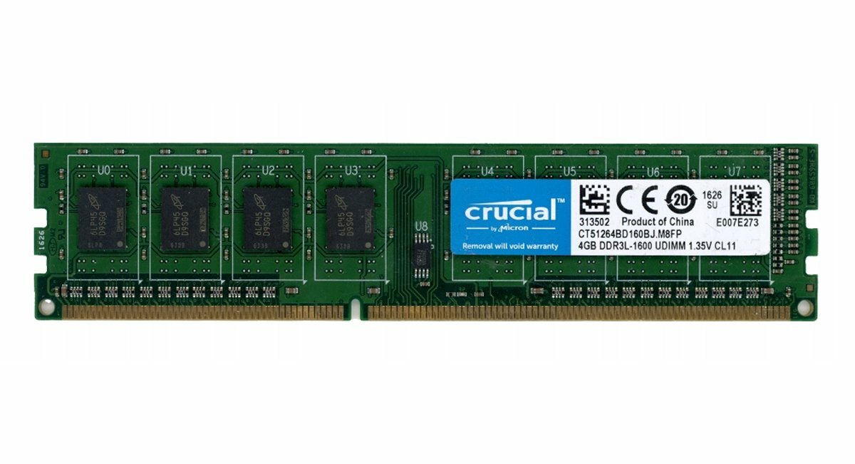 Оперативная память Crucial DDRIII 8Gb CT102464BA160B. C16FER