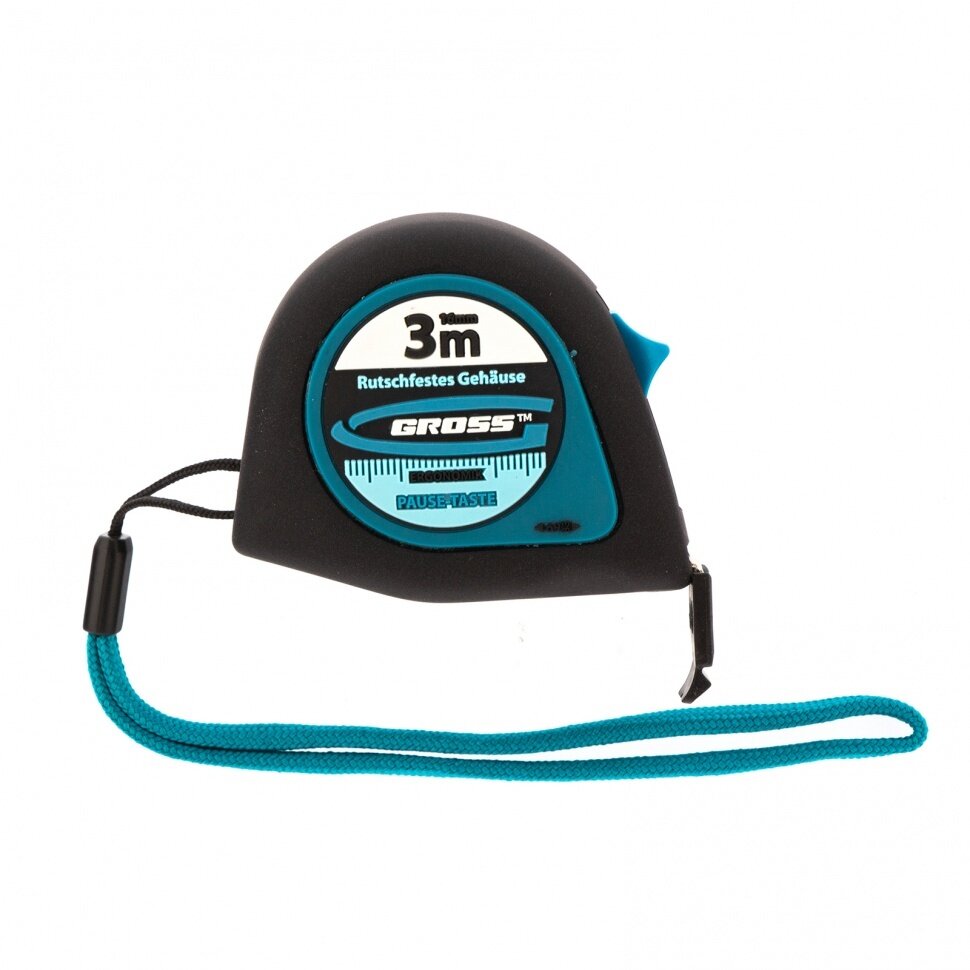 Рулетка 3 м x 16 мм GROSS Ergonomisch 31101