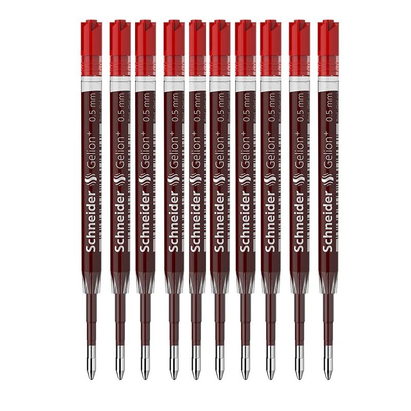 Стержни для ручек Schneider G2 Gelion 0,5 мм Бордовый, 10 PCS Red Refills