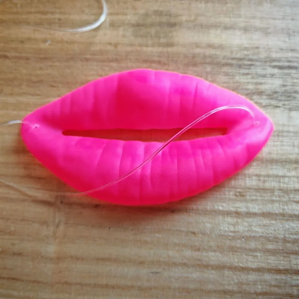 Реквизит для губ, розовые, винил Розовый, Pink