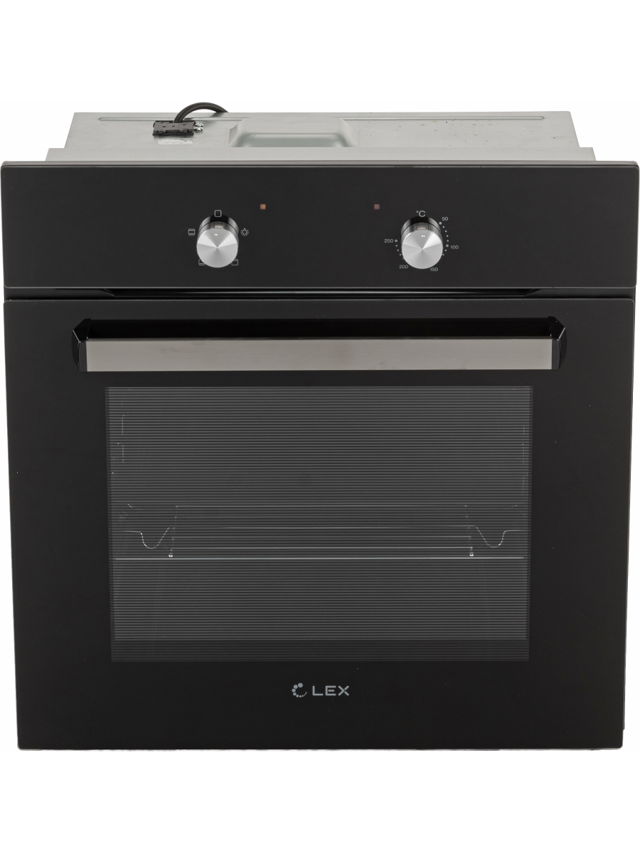 Духовой шкаф электрический Lex EDM 040 BL, 62л, 3 программ, черный