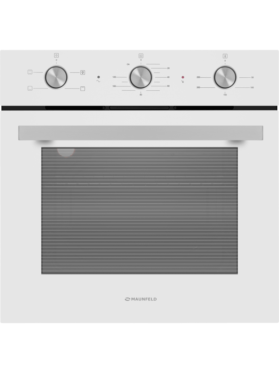 Духовой шкаф электрический Maunfeld AEOC6040W, 60л, 3 программ, белый